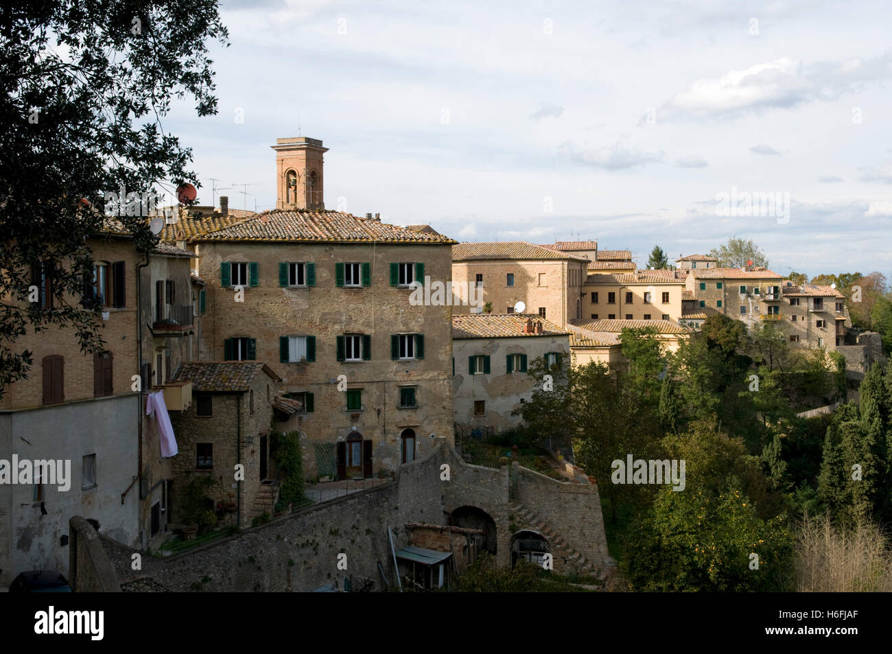 Town view, medieval town Volterra, Tuscany, Italy, Europe Stock Photo ...