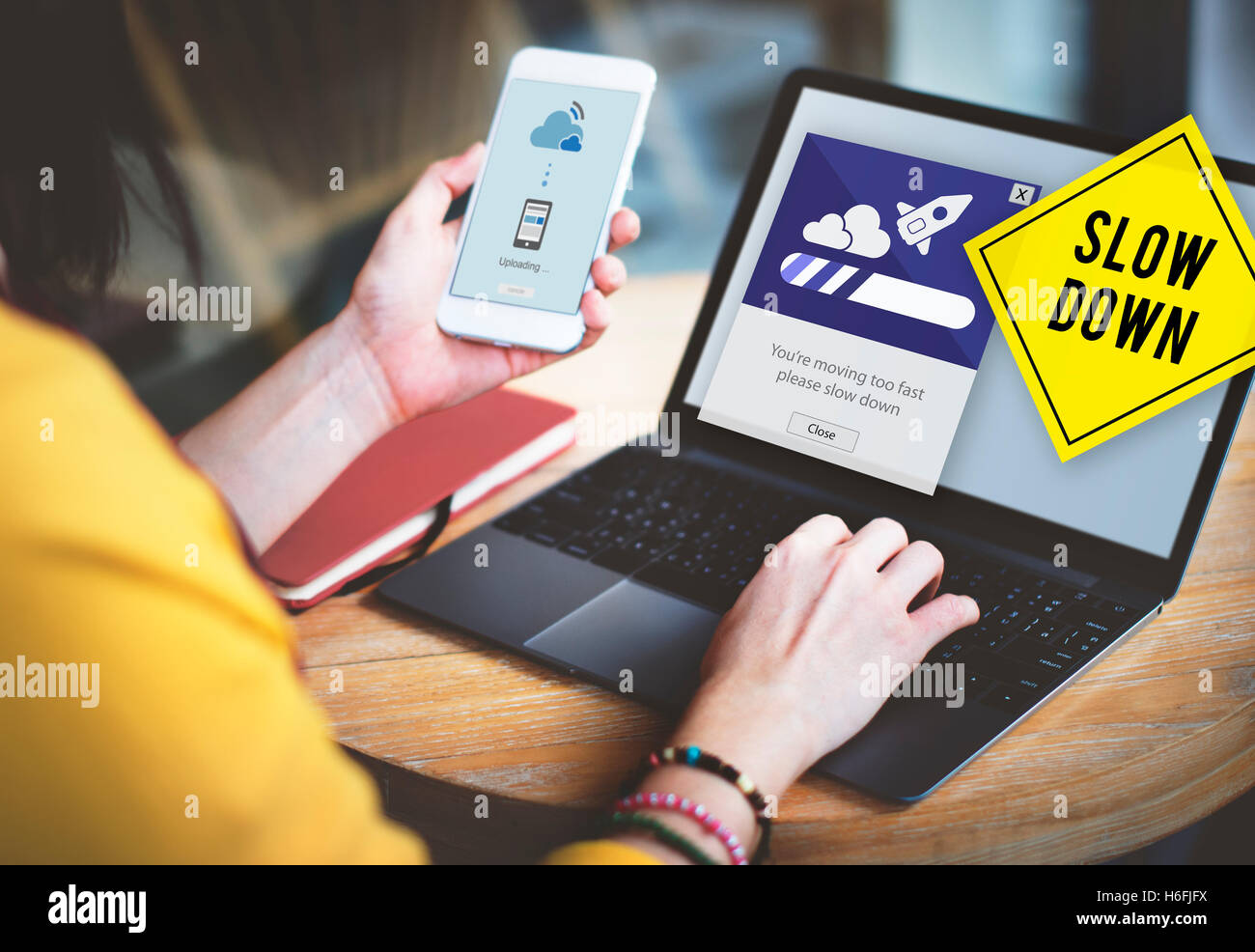 Slow typing hi-res stock photography and images - Alamy