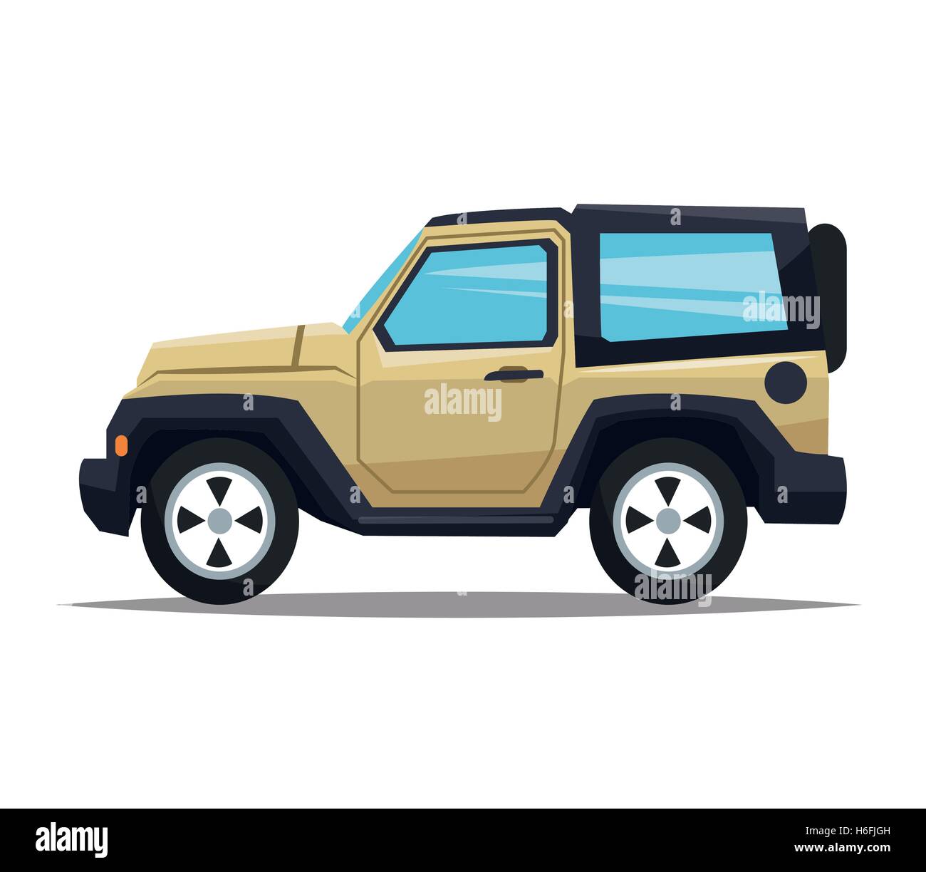 Passenger jeep Stock Vector Images - Alamy