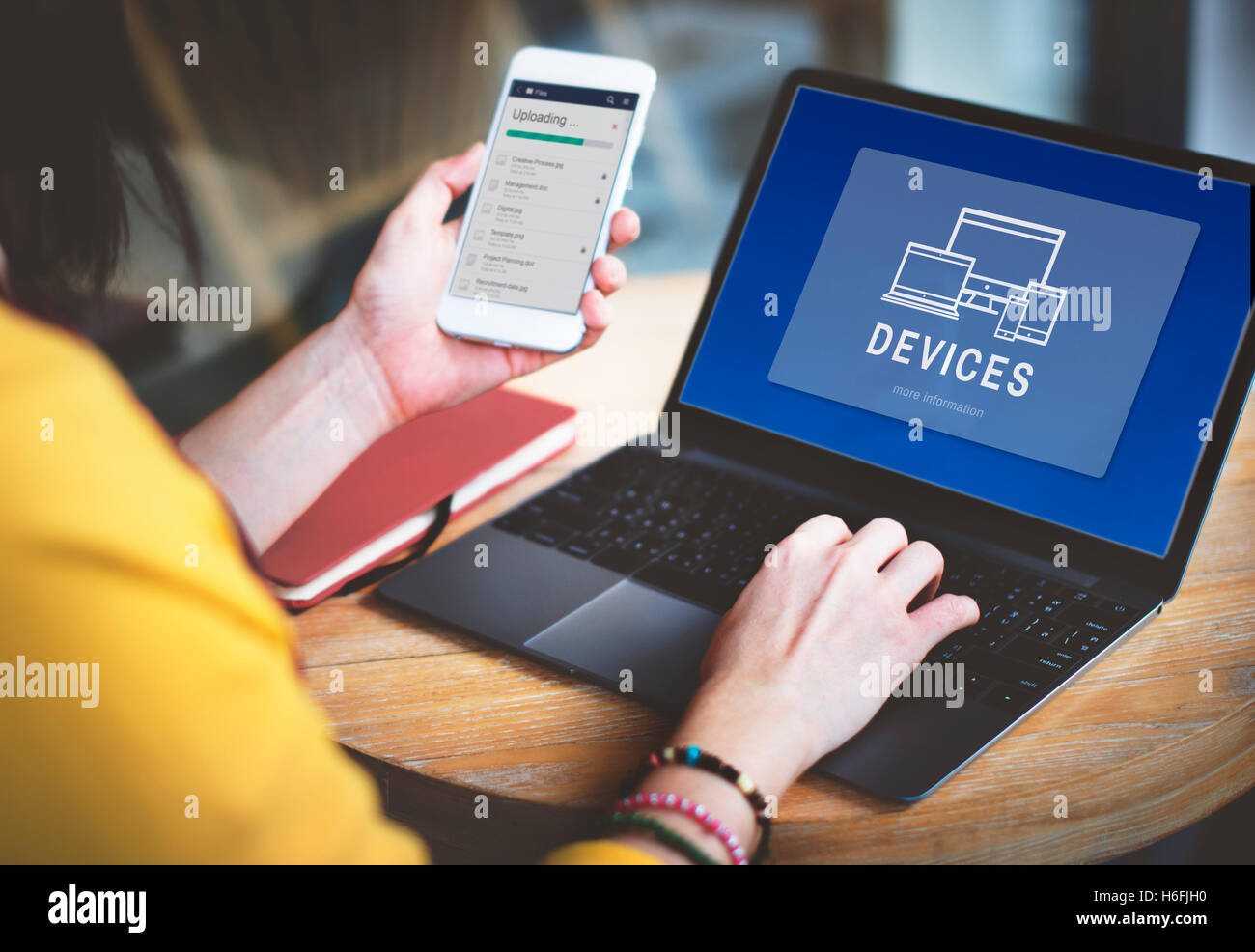 Devices Digital Design Innovation Computer Concept Stock Photo - Alamy