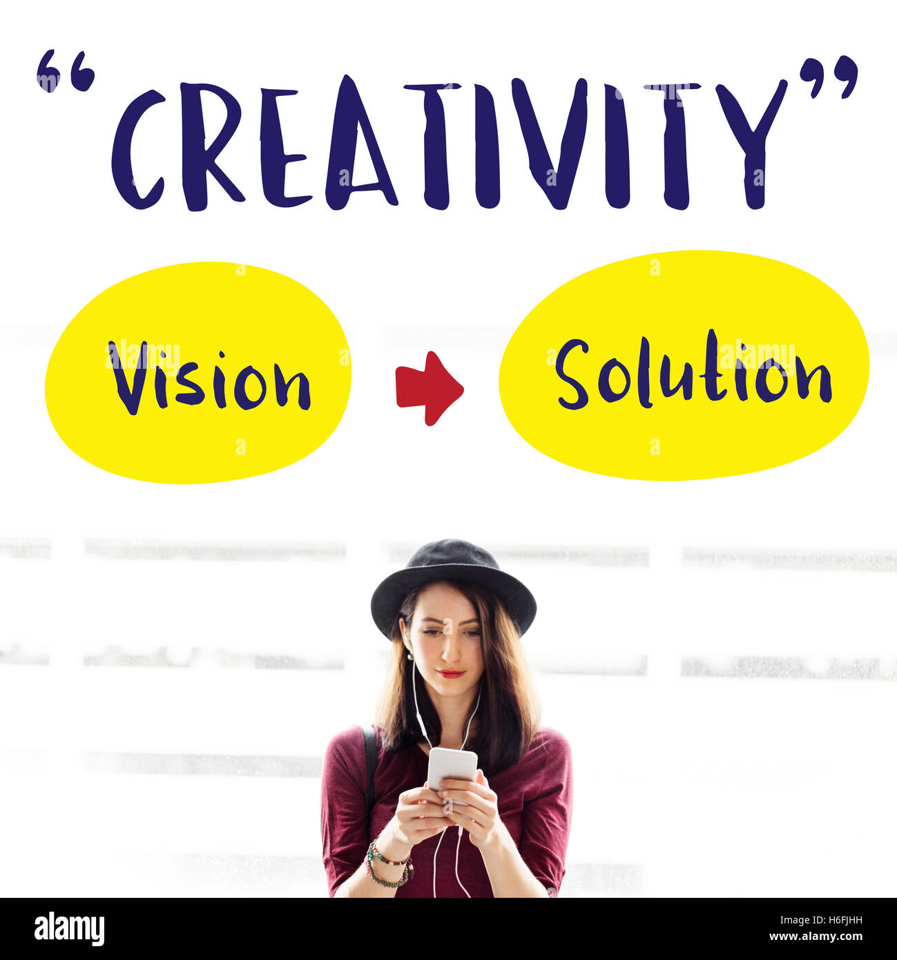 Creativity Vision Thinking Imagination Concept Stock Photo - Alamy