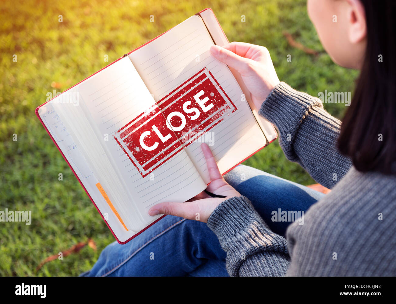 Close Sign Stamp Concept Stock Photo - Alamy