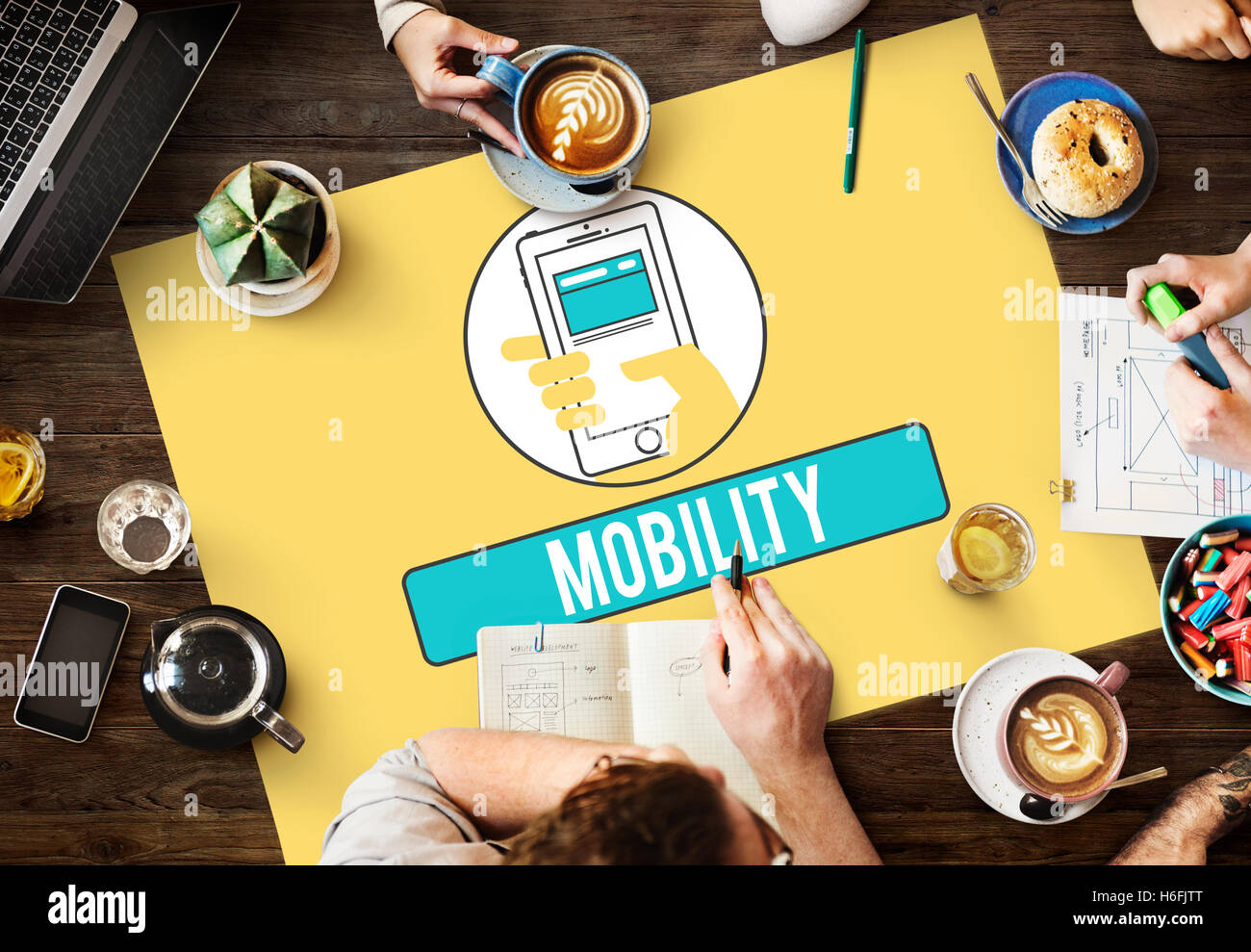 Communication Technology Mobility Wireless Concept Stock Photo - Alamy