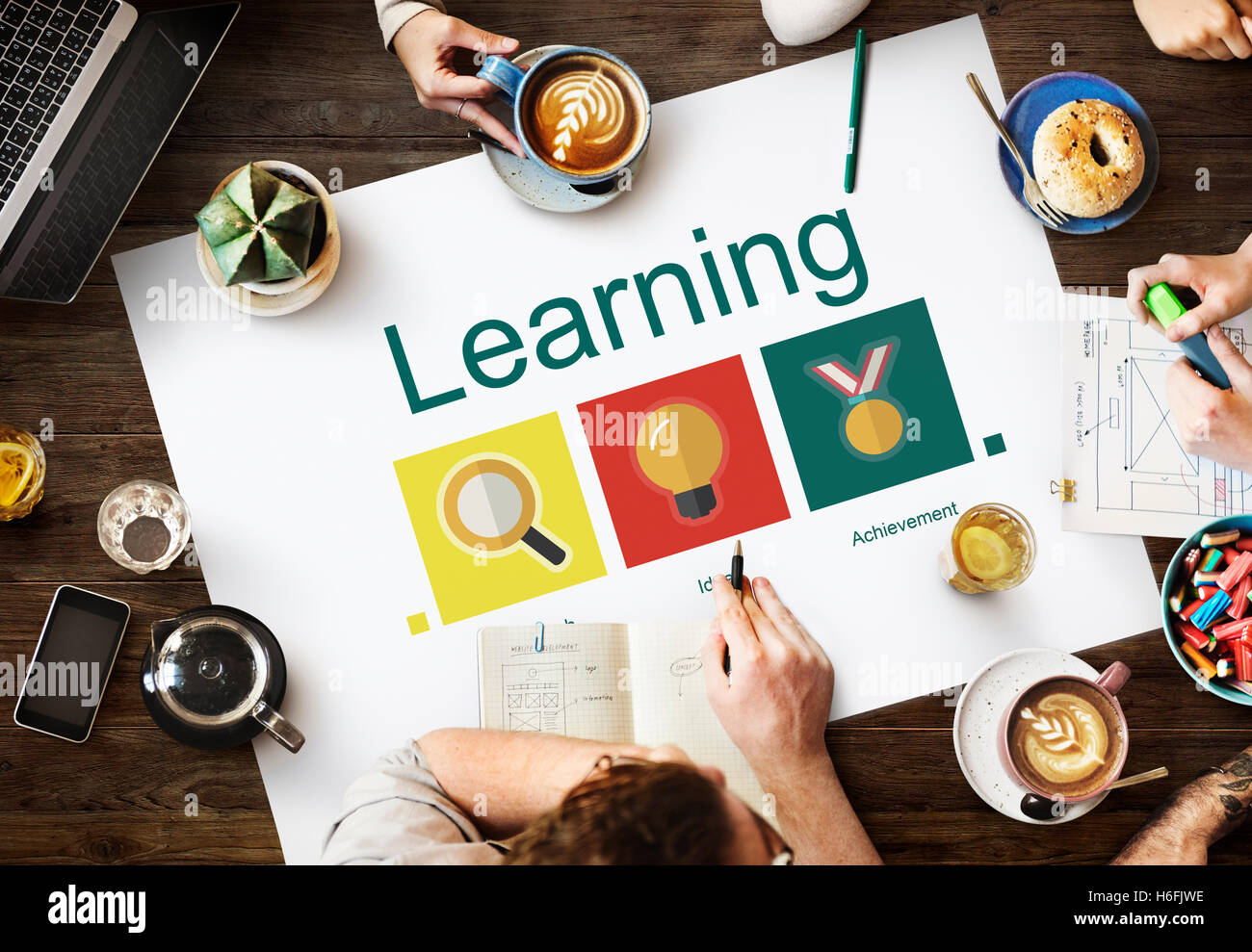 Business Plan Strategy Target Goals Graphic Concept Stock Photo - Alamy