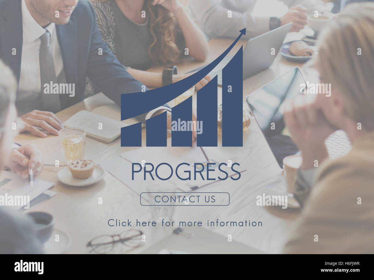 Business Success Report Graph Concept Stock Photo - Alamy