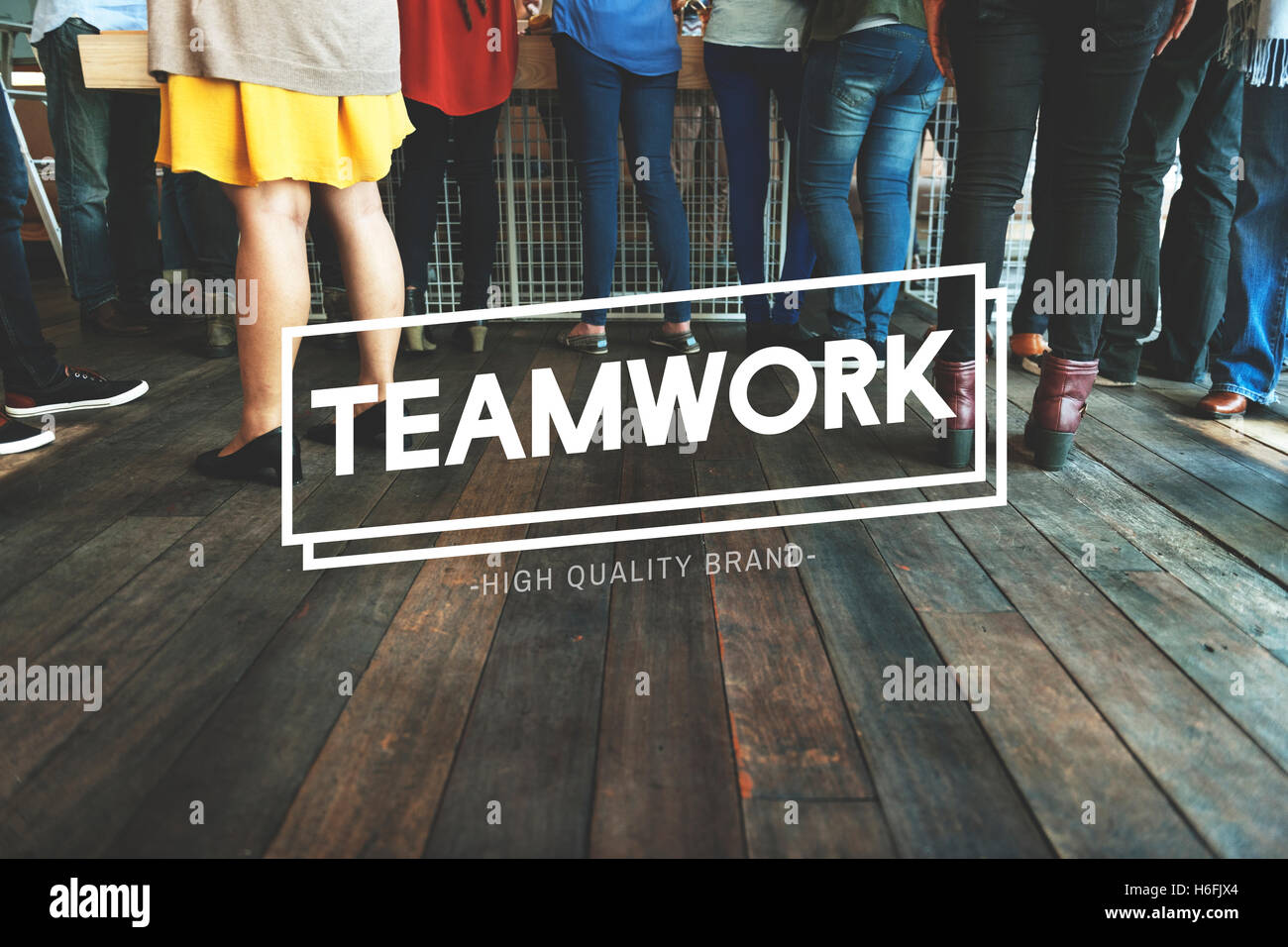 Teamwork Dreamwork Alliance Cooperation Unity Concept Stock Photo - Alamy