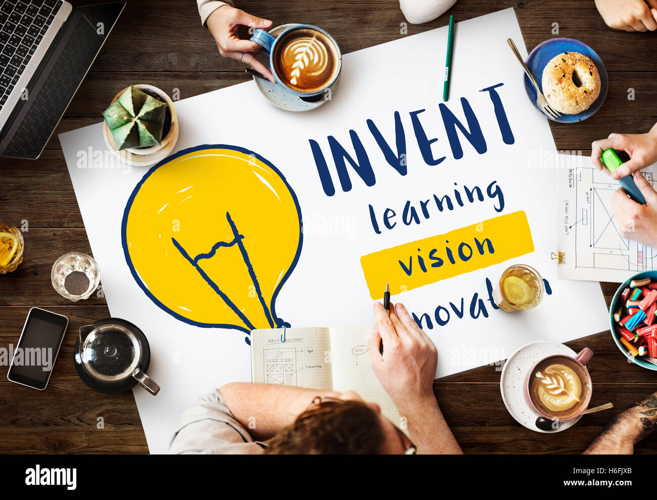Creative Think Invention Inspiration Concept Stock Photo - Alamy
