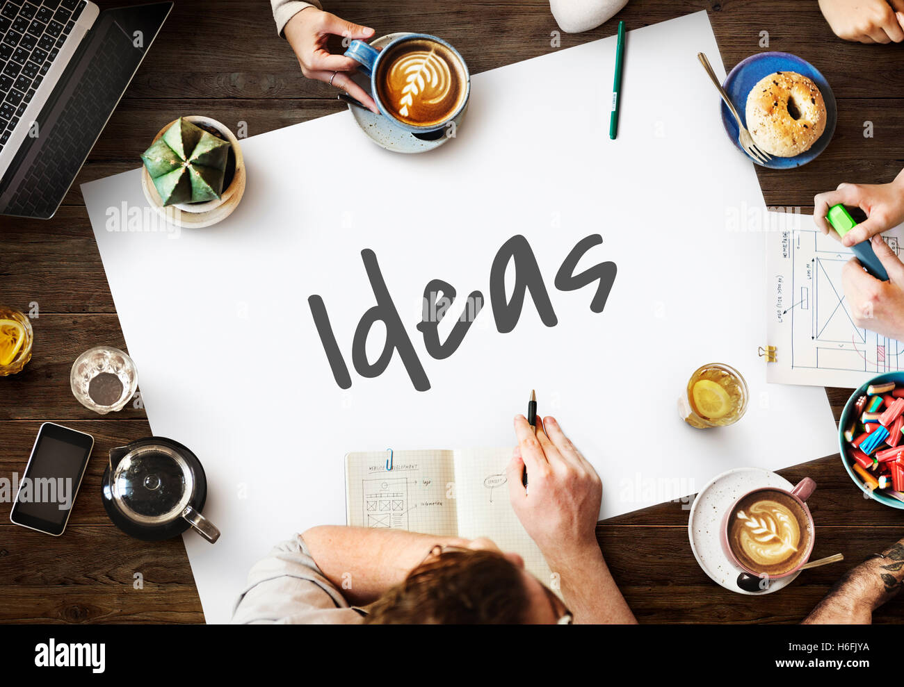 Ideas Way To Go Concept Stock Photo - Alamy