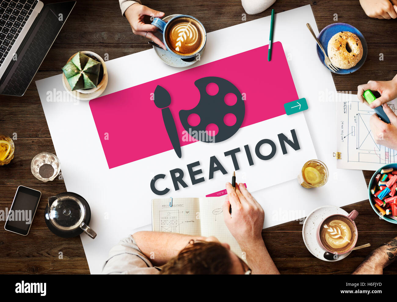 Art Paint Creative Creation Design Paint Drawing Concept Stock Photo ...