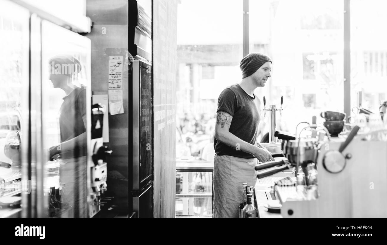 Coffee Shop Bar Counter Cafe Restaurant Relaxation Concept Stock Photo ...