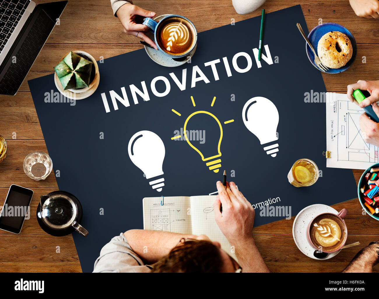 Ideas Creative Thinking Imagine Inspiration Concept Stock Photo - Alamy