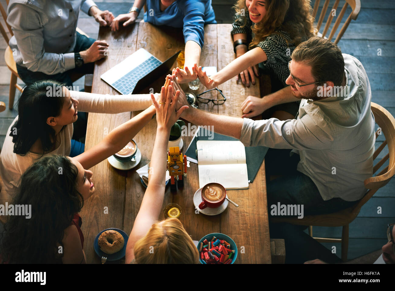 People Hand Assemble Connection Meeting Teamwork Concept Stock Photo ...