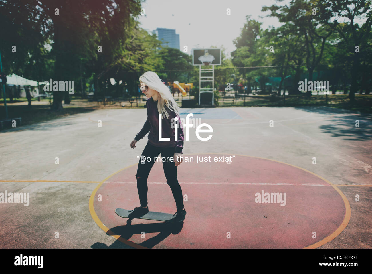 Life Lifestyle Living Being Balance Concept Stock Photo - Alamy