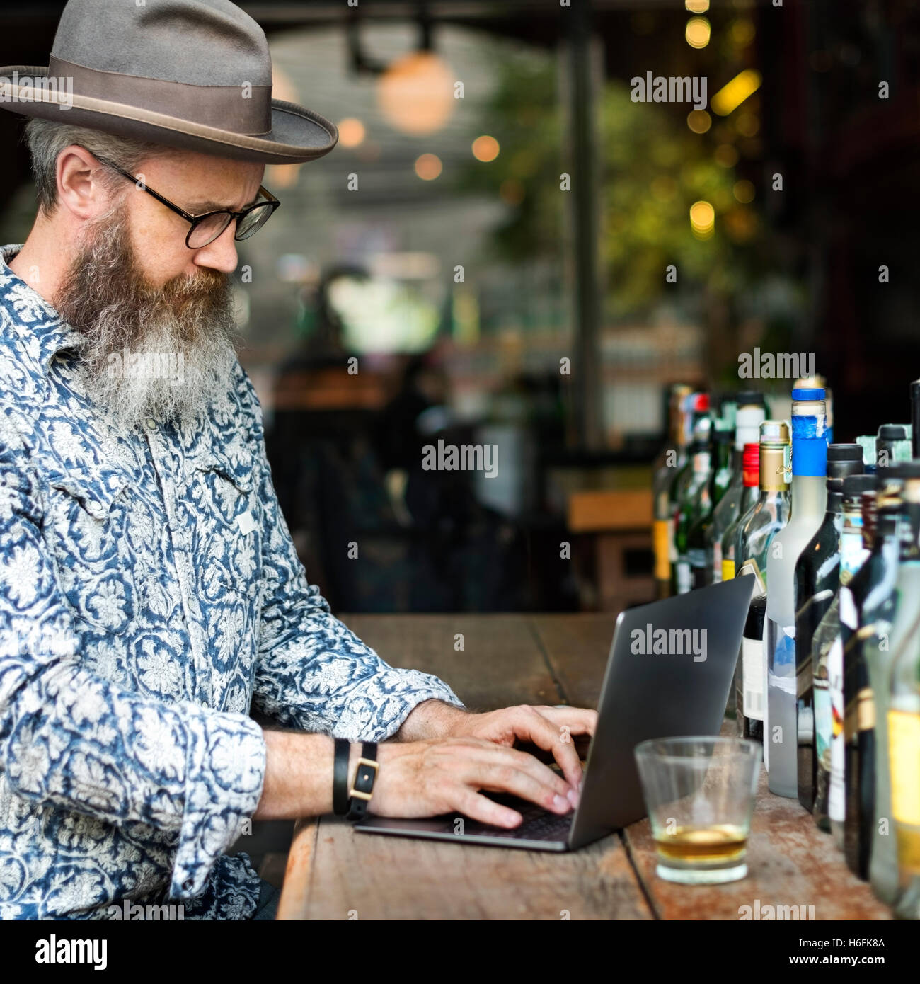 Hobby Writer Working Typing Article Concept Stock Photo - Alamy