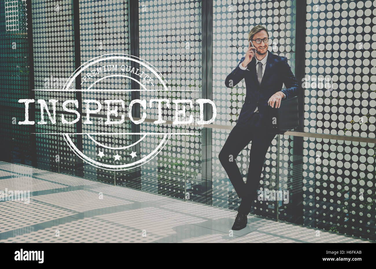 Classified Inspected Inspection Pass Status Concept Stock Photo - Alamy