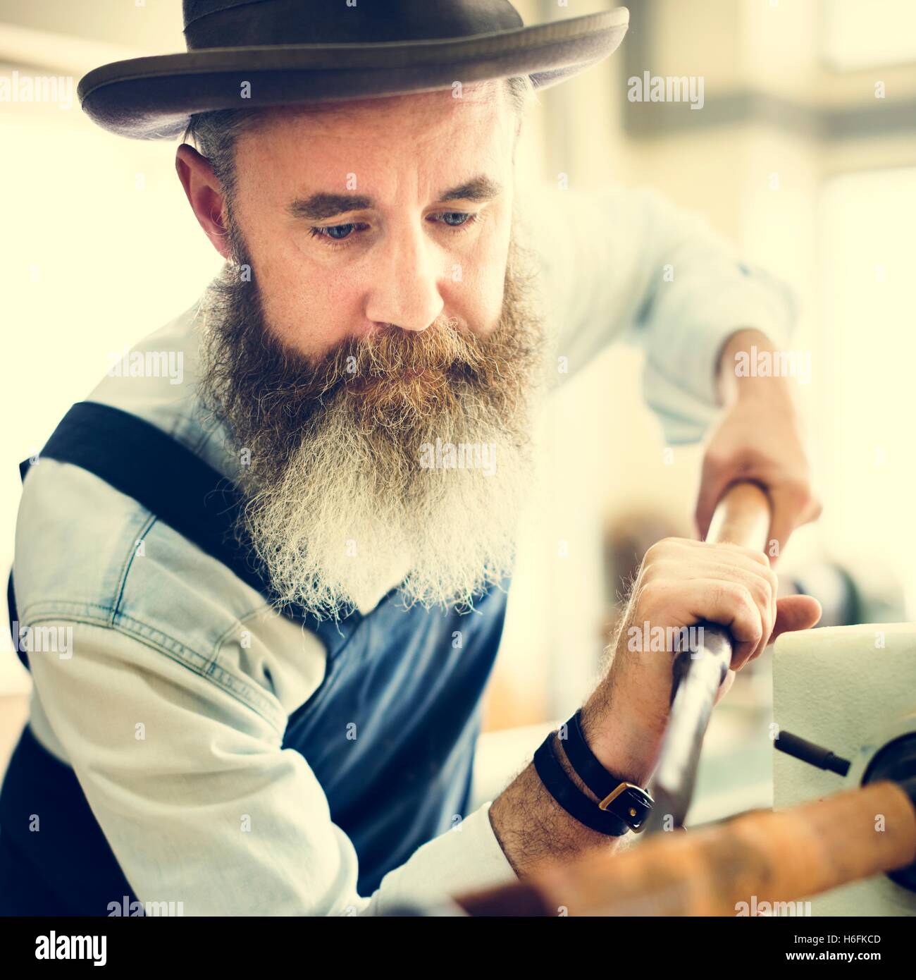 Carpenter handmade craft concept sawing hi-res stock photography and ...