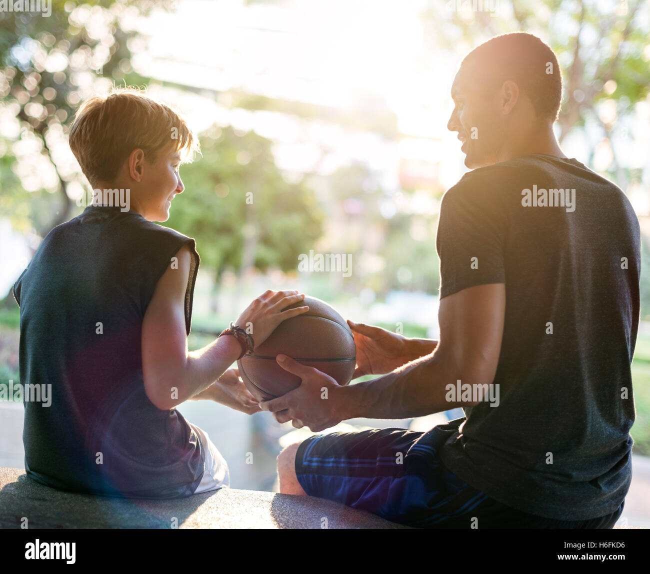 Basketball Athlete Sport Skill Playing Exercise Concept Stock Photo - Alamy