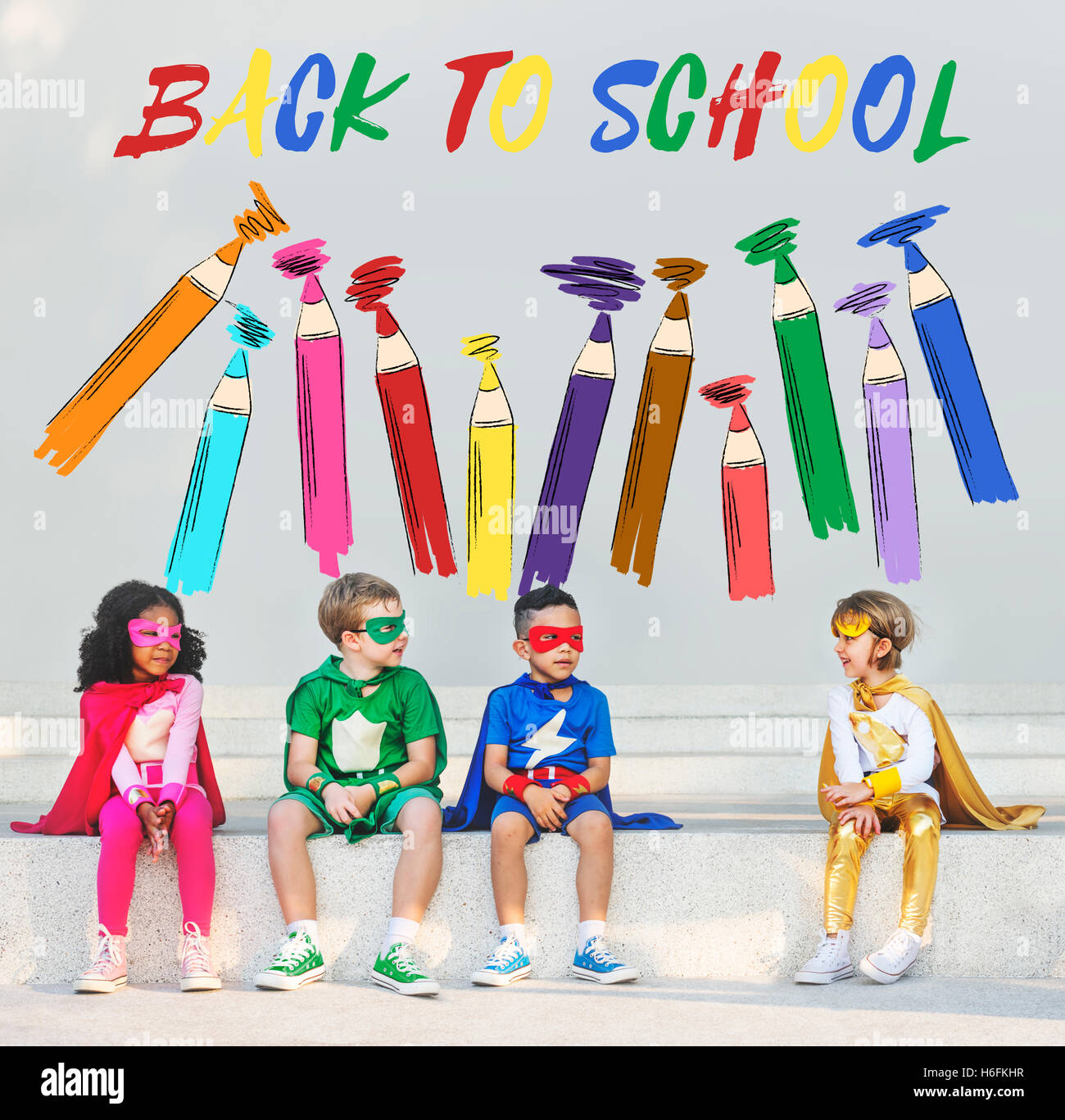 Superkids hi-res stock photography and images - Alamy