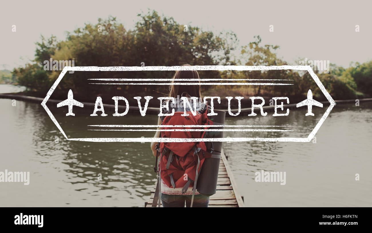 Adventure Break Holiday Trip Concept Stock Photo - Alamy