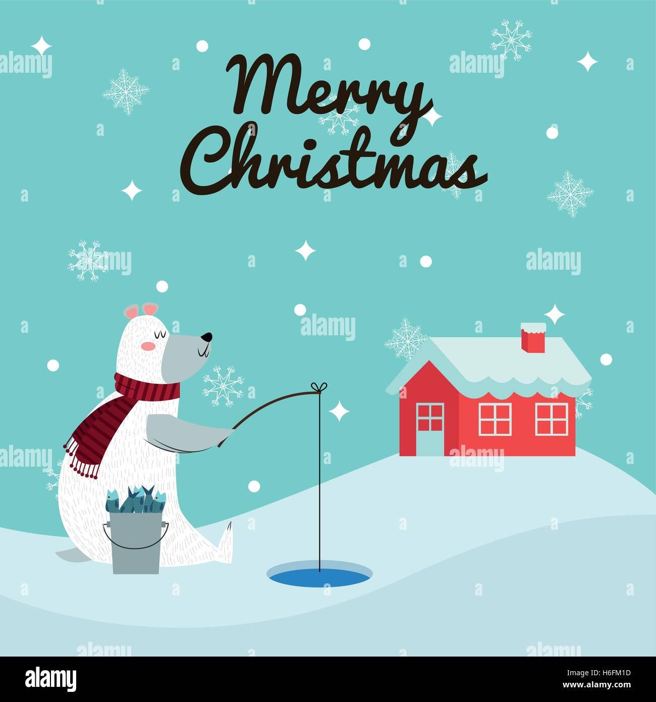 Bear cartoon of Christmas season design Stock Vector Image & Art - Alamy