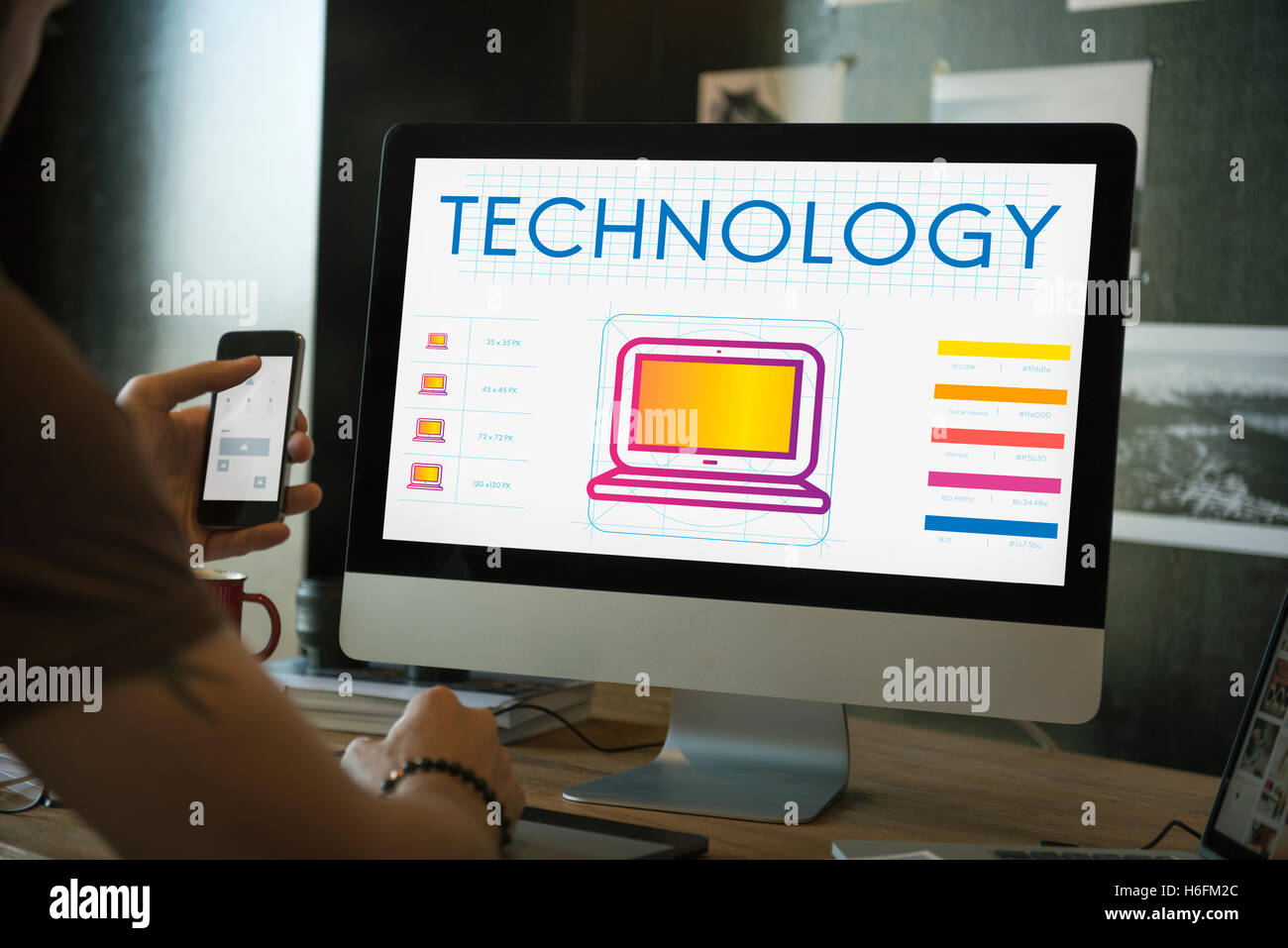 Technology Online Internet Networking Concept Stock Photo - Alamy