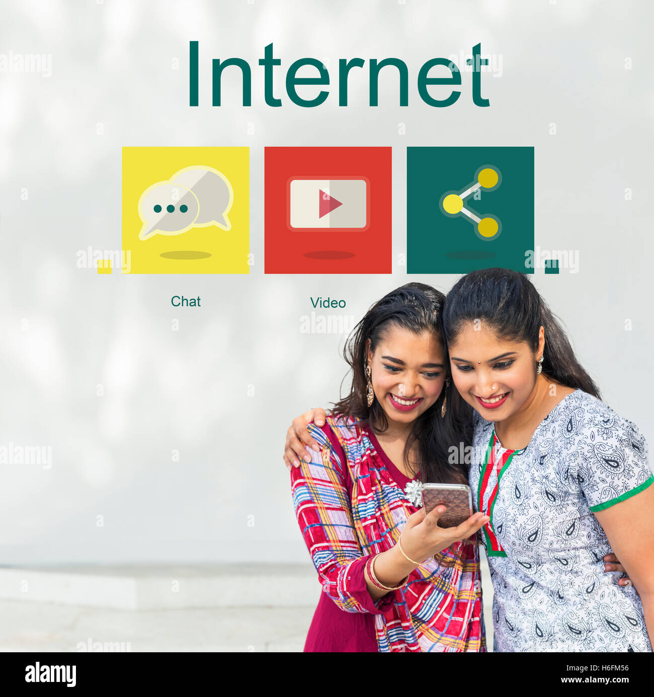 Internet Social Network Connection Concept Stock Photo - Alamy