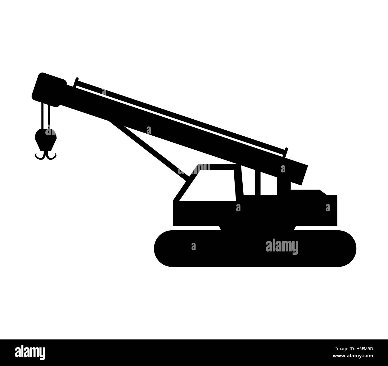 Crane service isolated icon hi-res stock photography and images - Alamy