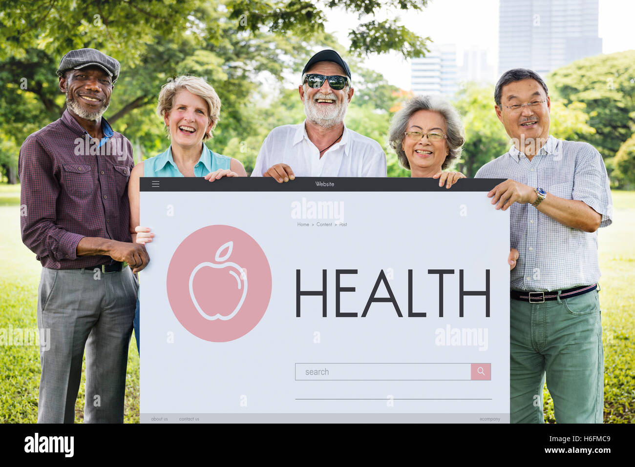 Health Healthcare Wellness Senior Adult Concept Stock Photo - Alamy