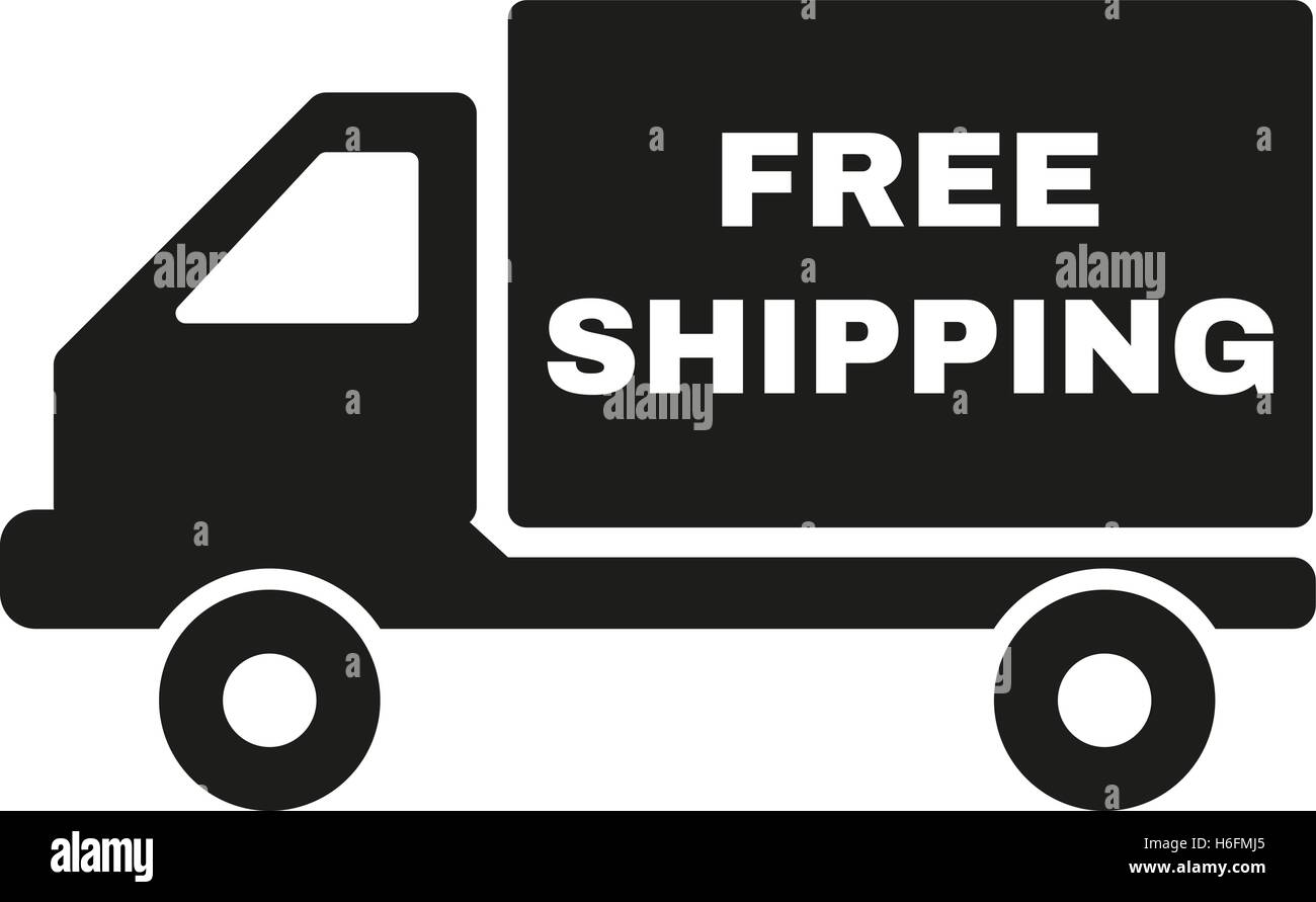 The free shipping icon. Delivery and transportation, transit symbol ...