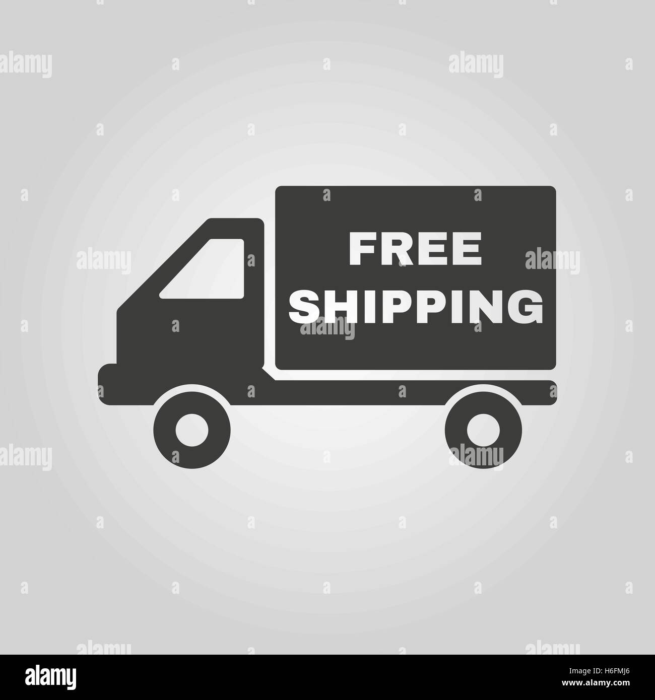 The free shipping icon. Delivery and transportation, transit symbol ...