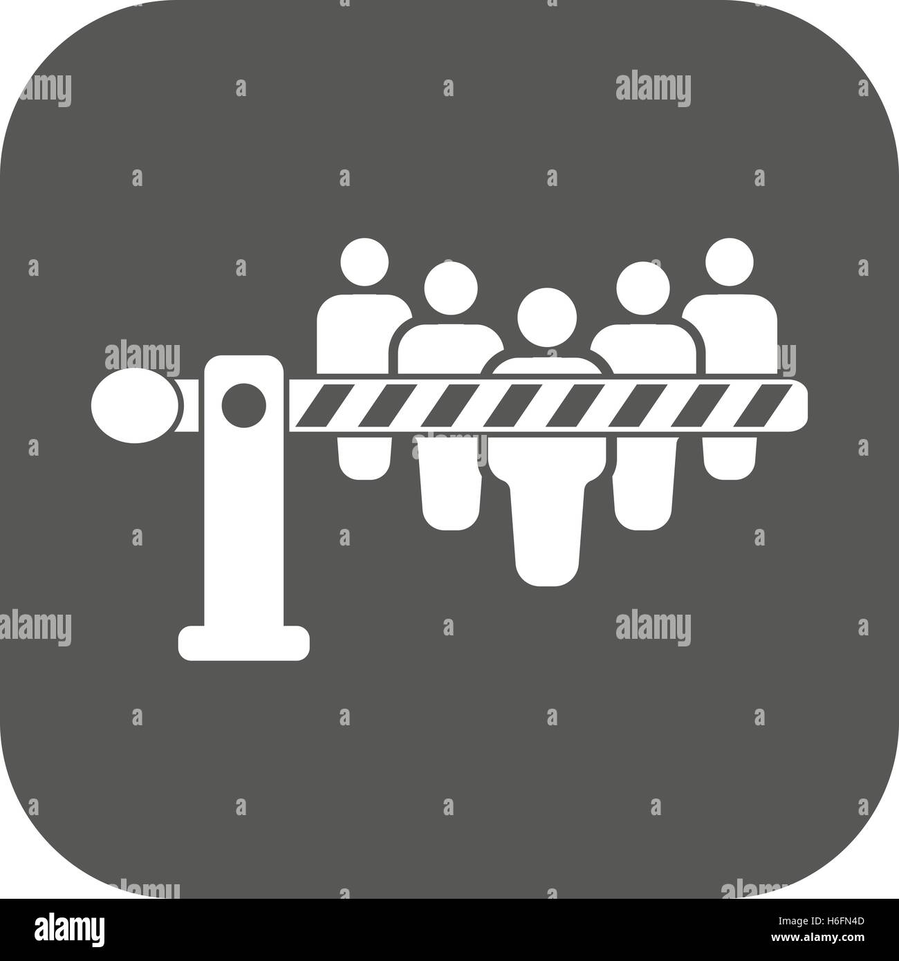 Front barricade Stock Vector Images - Alamy