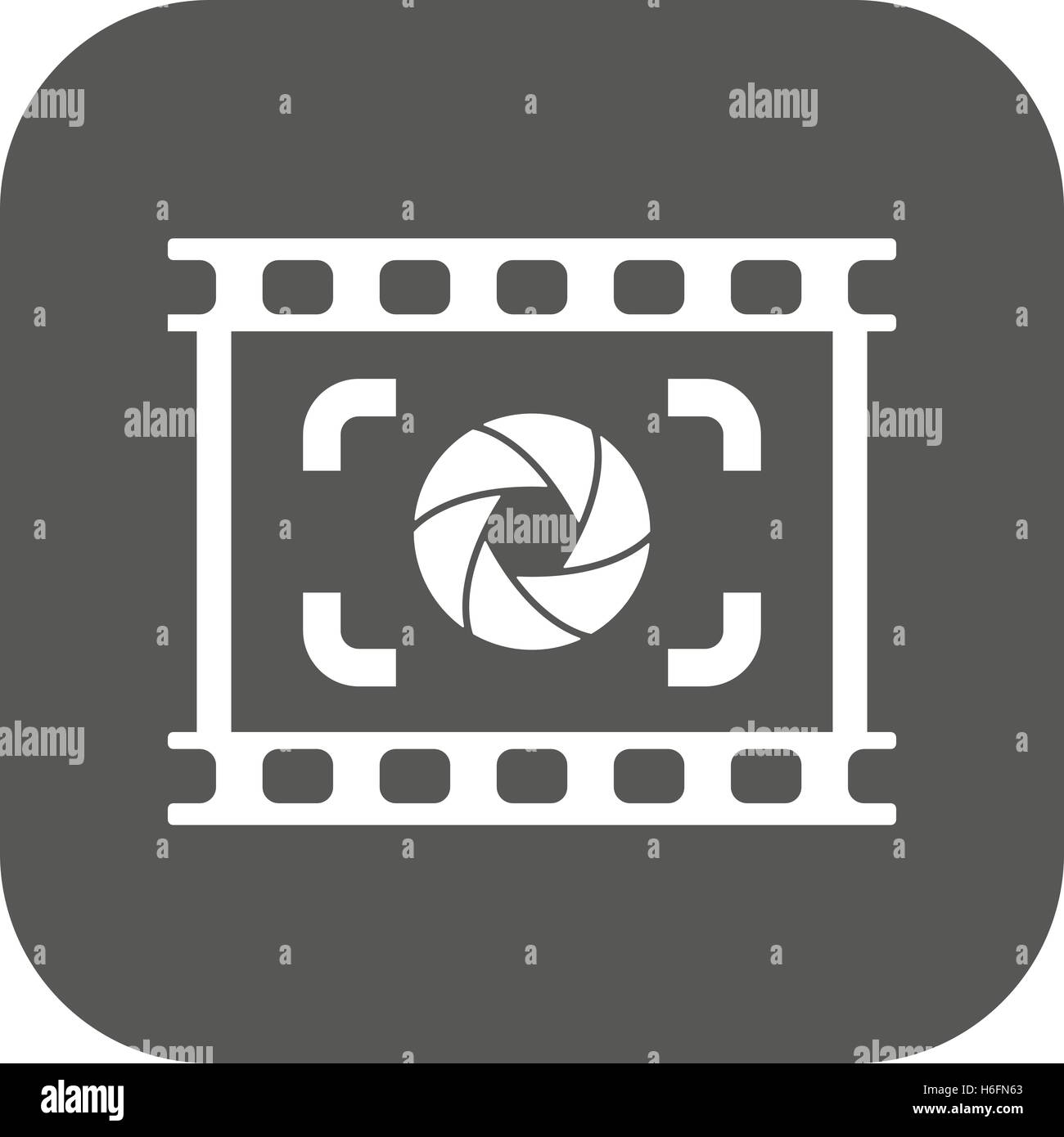 The viewfinder icon. Focusing and photography, photo symbol. Flat ...