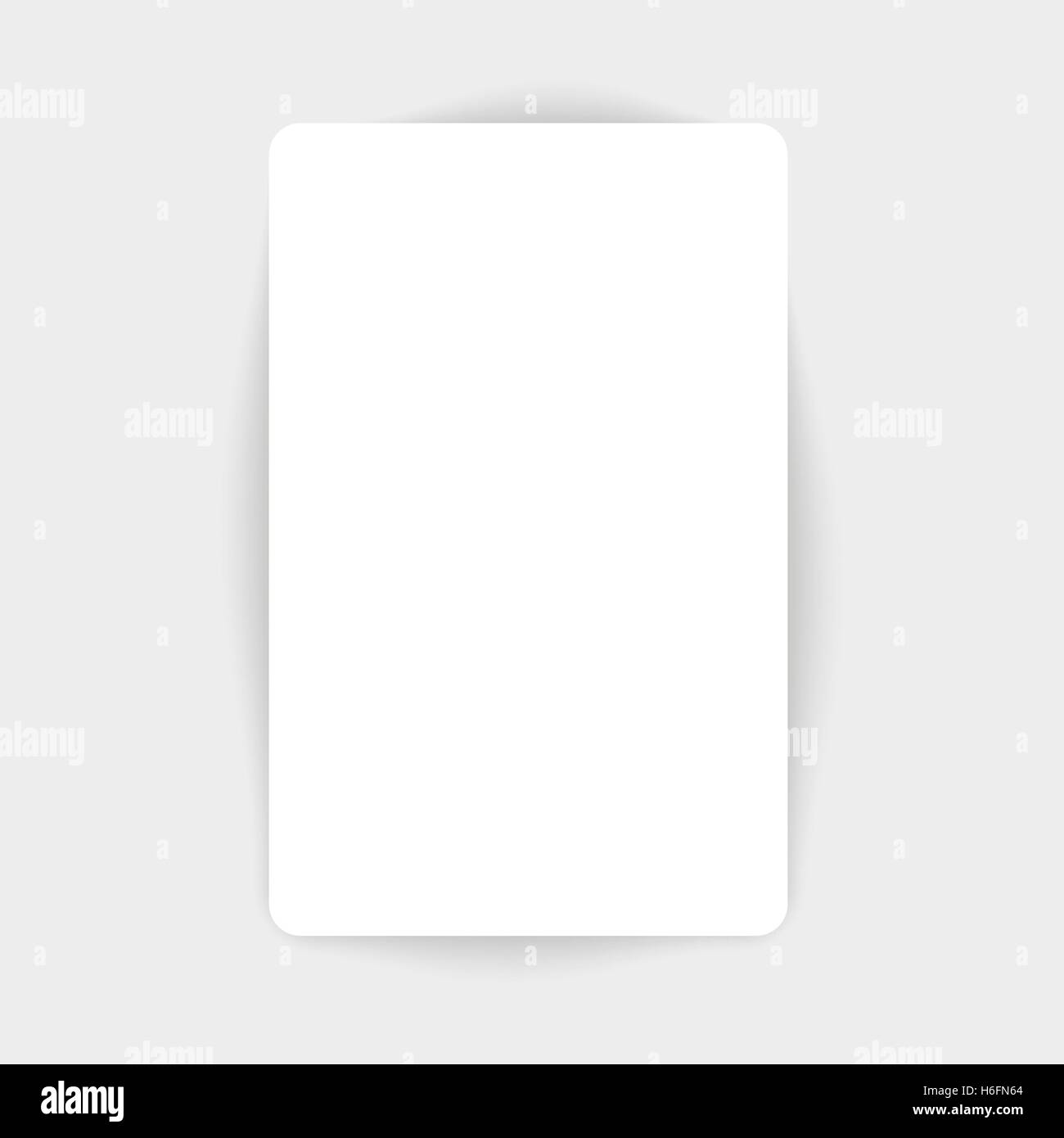The Blank sheet of paper. Sticker, poster Stock Vector Image & Art - Alamy
