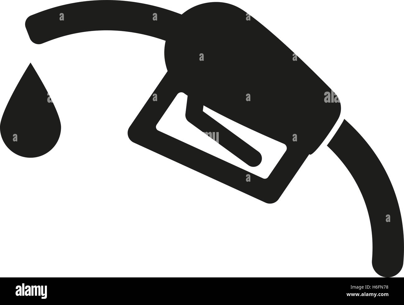 The gas station icon. Gasoline and diesel fuel symbol. Flat Vector ...