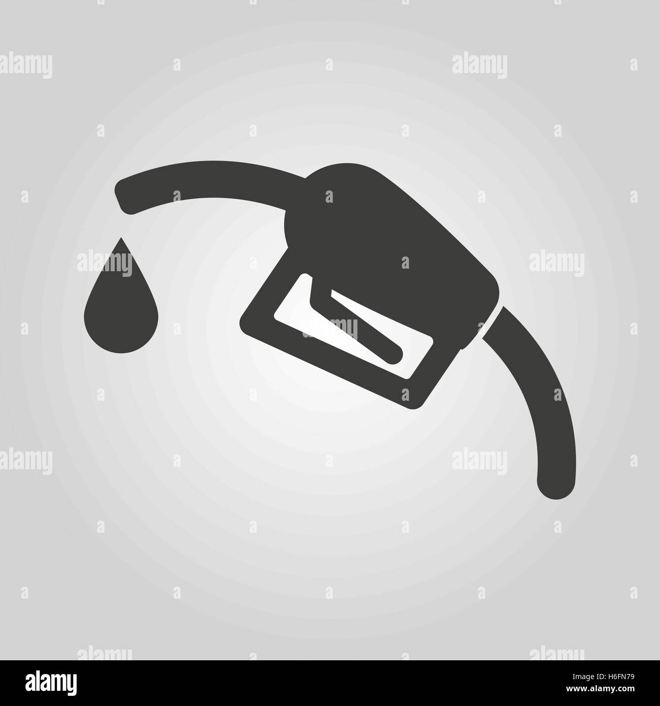 The gas station icon. Gasoline and diesel fuel symbol. Flat Vector ...