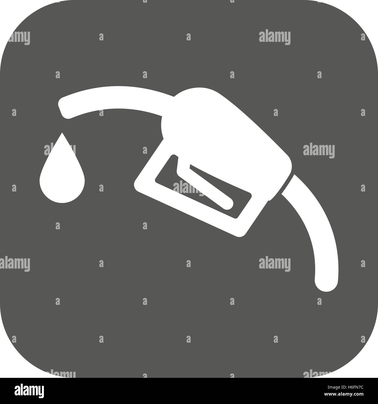 The gas station icon. Gasoline and diesel fuel symbol. Flat Vector ...