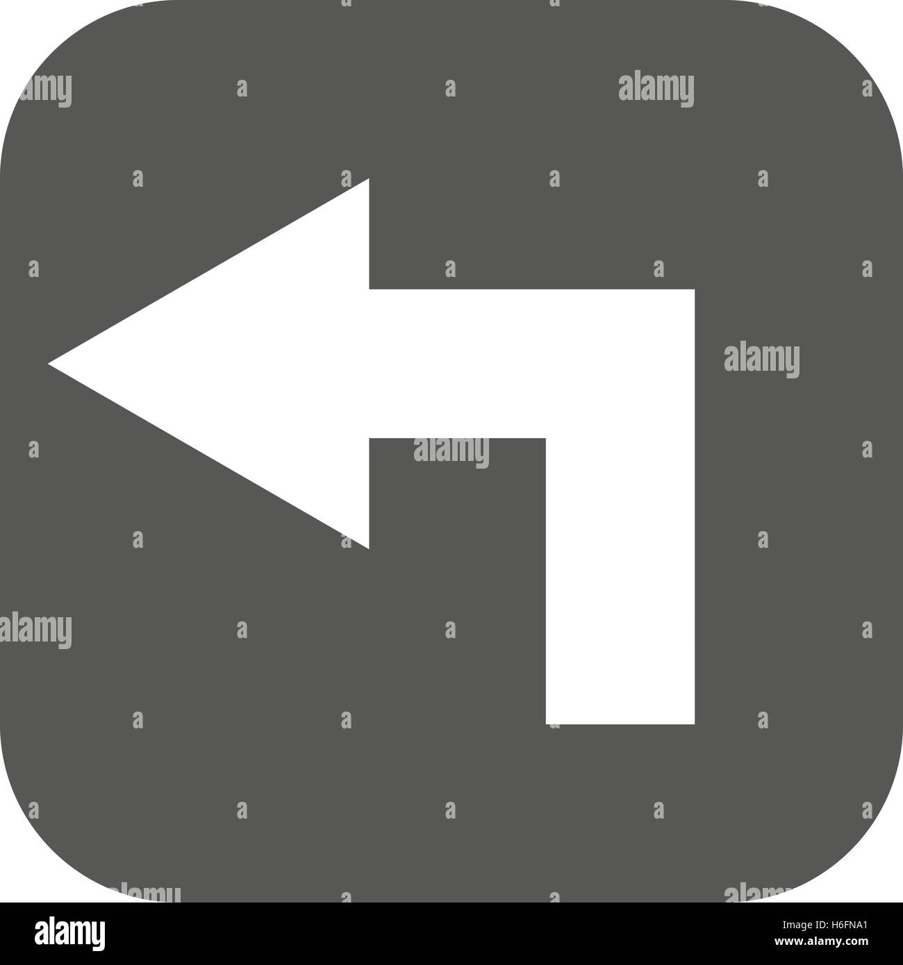 The left icon. Direction and arrow, navigation symbol. Flat Vector ...