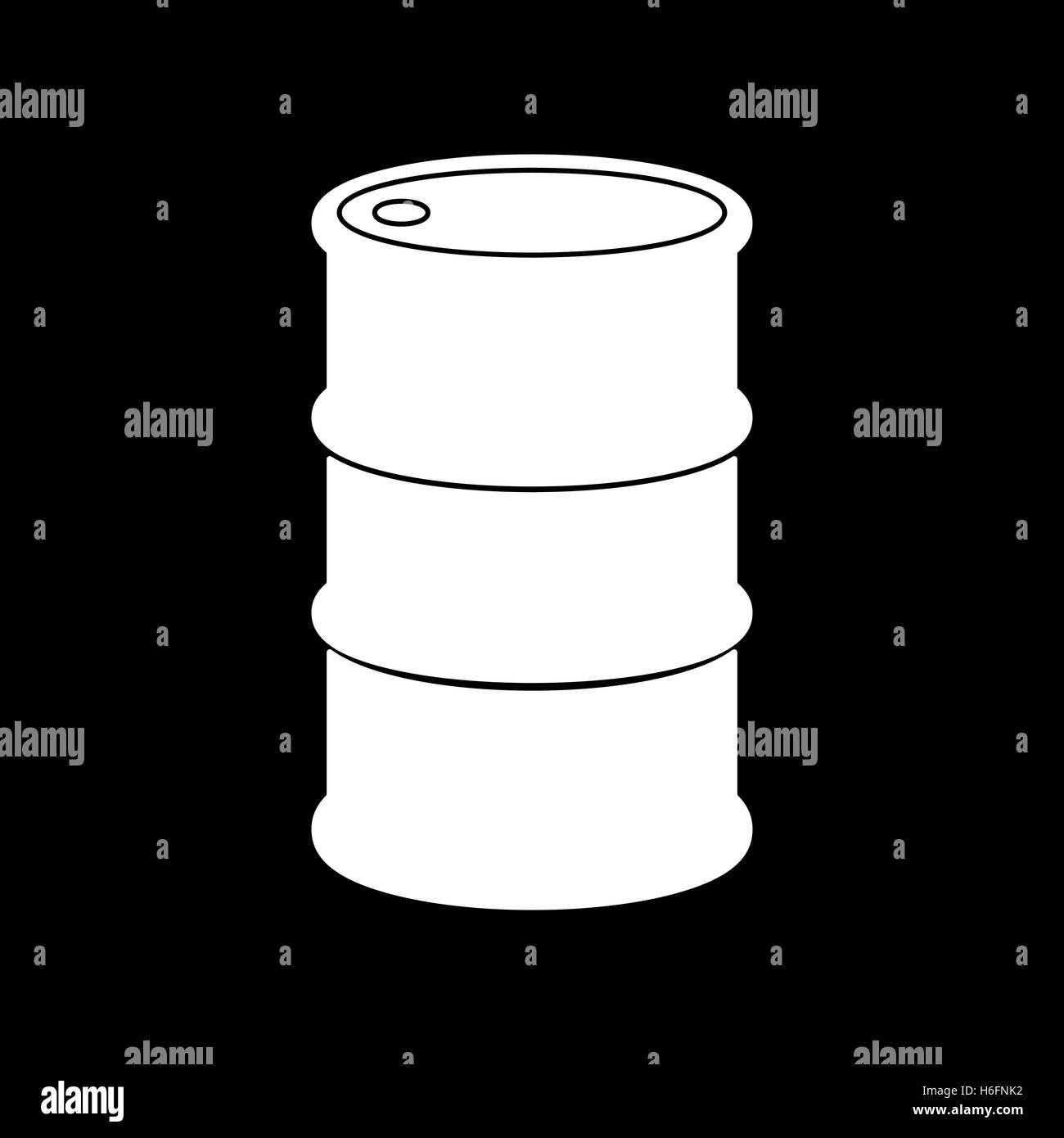 The barrel icon. Barrel symbol. Flat Vector illustration Stock Vector ...