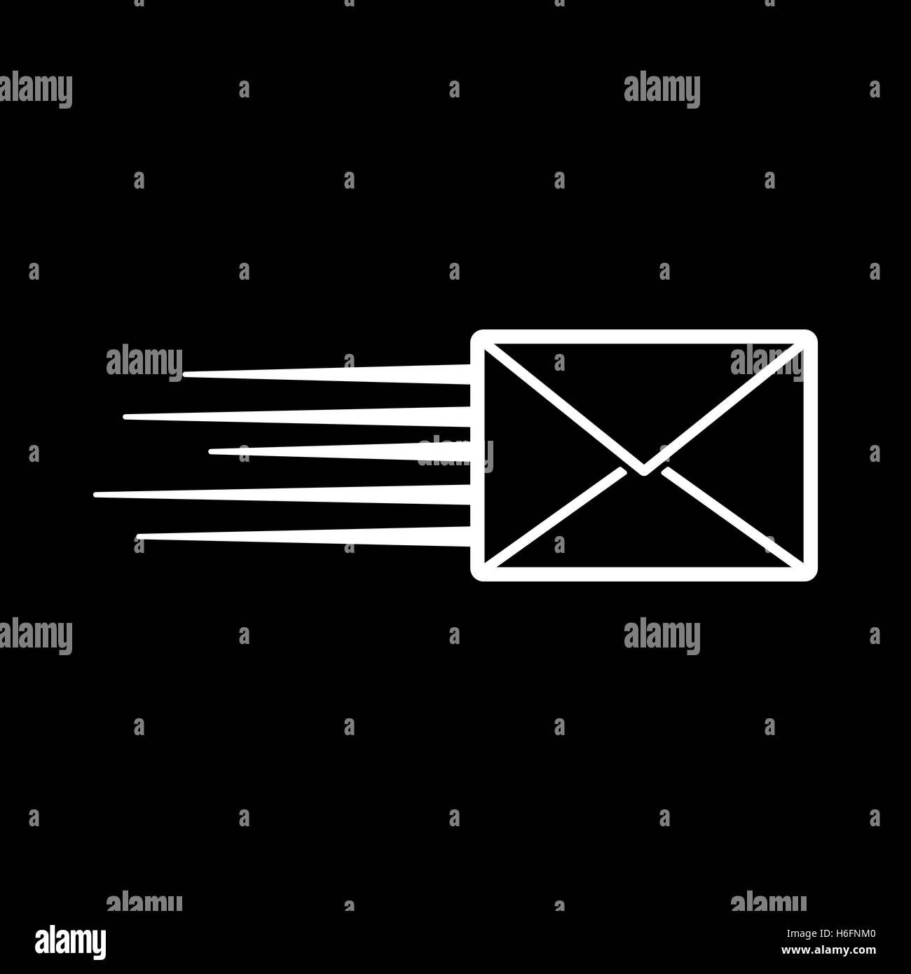 Envelope front view Black and White Stock Photos & Images - Alamy