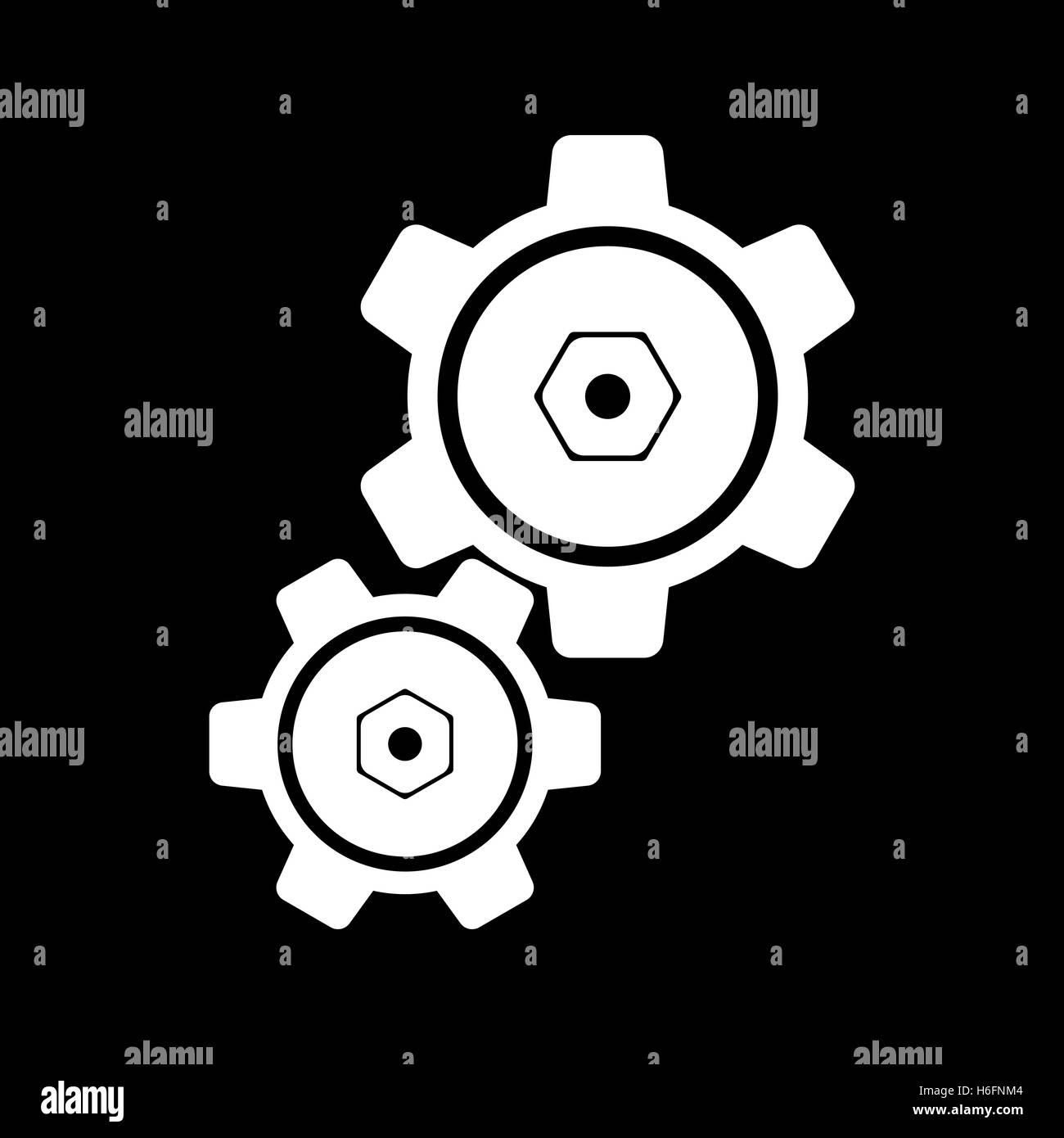 Wheel nut Stock Vector Images - Alamy