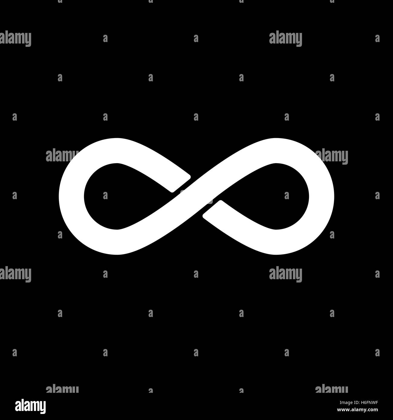 The infinity icon. Infinity symbol. Flat Vector illustration Stock ...