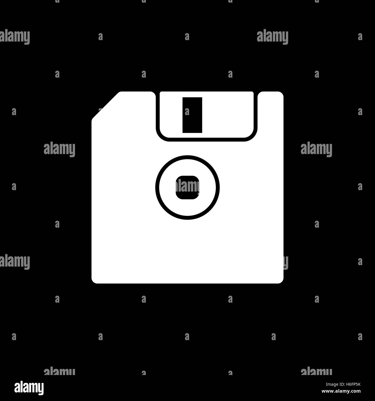 The floppy disk icon. Diskette symbol. Flat Vector illustration Stock Vector Image & Art - Alamy