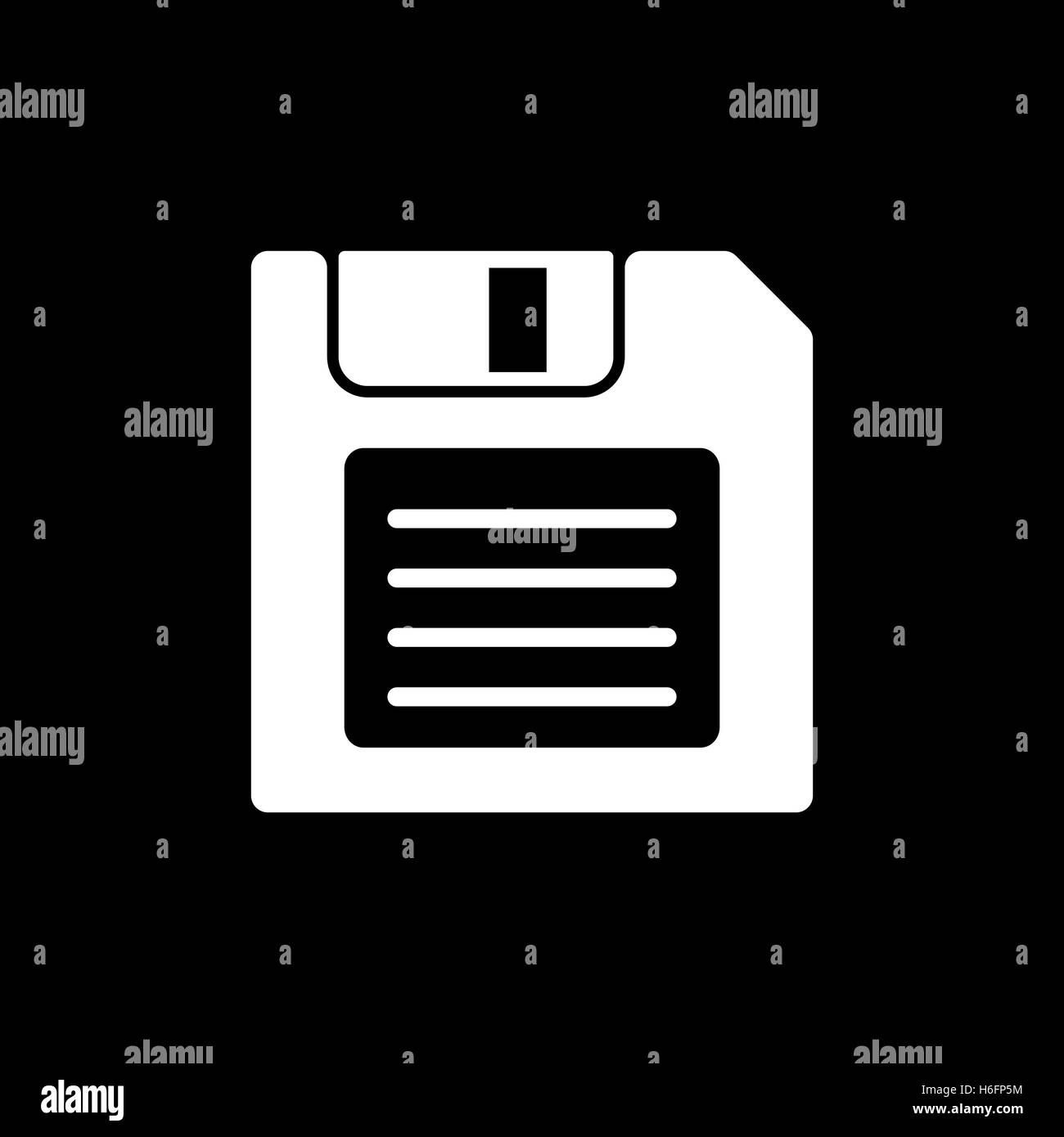 The floppy disk icon. Diskette symbol. Flat Vector illustration Stock ...