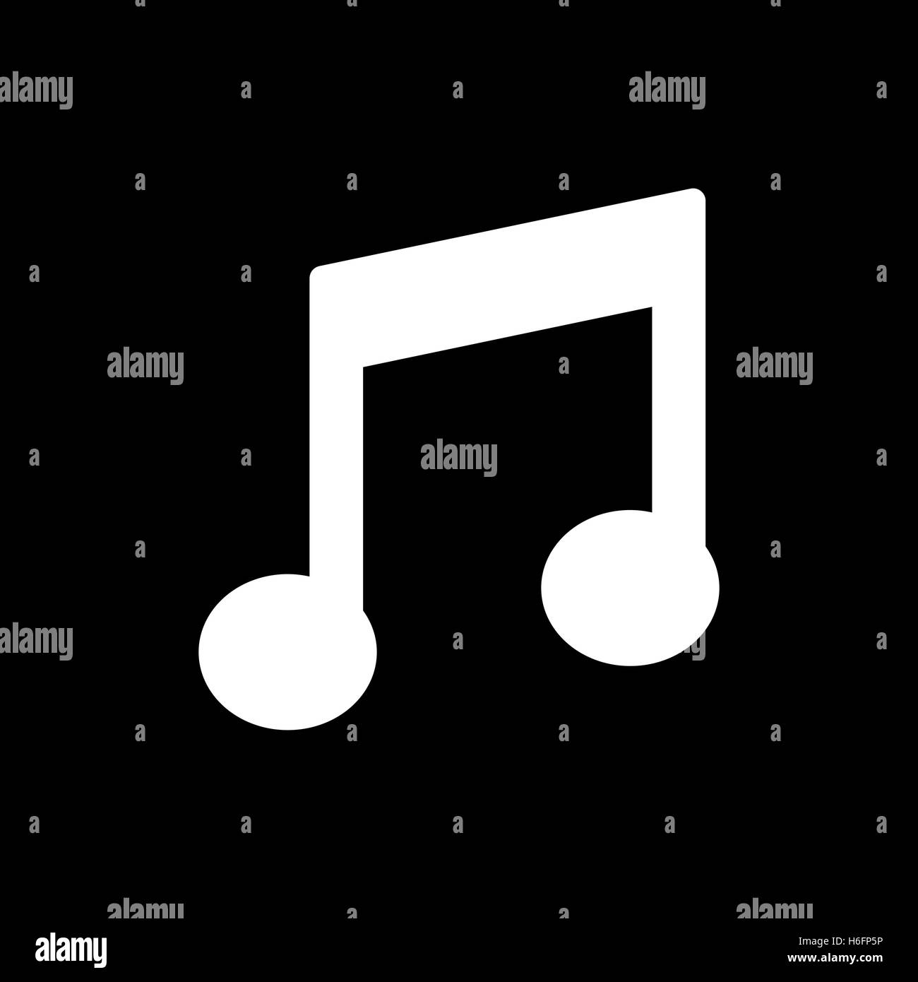 The music disk icon. Musical symbol. Flat Vector illustration Stock ...