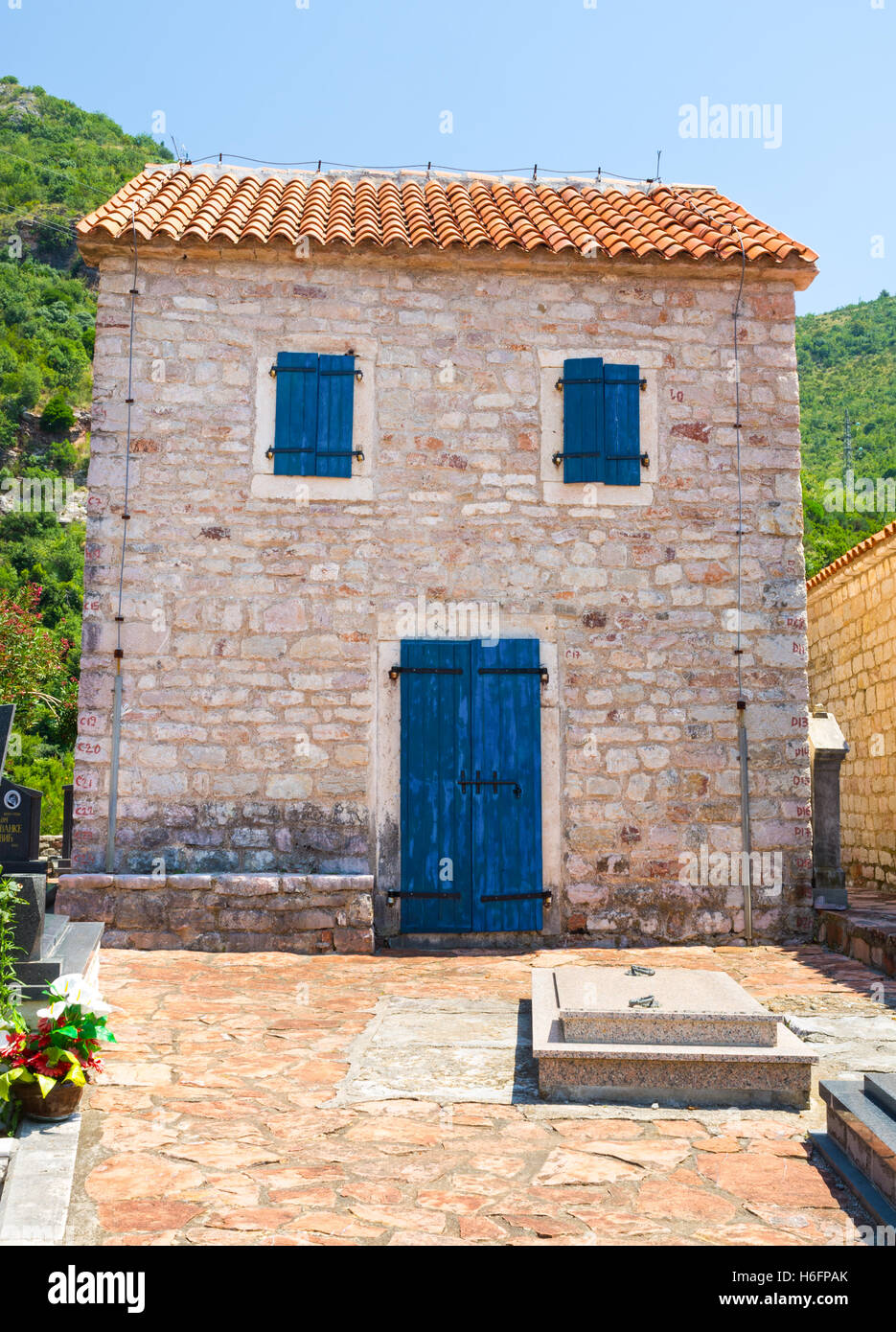 The tiny house was built in the medieval period next to the Saint ...