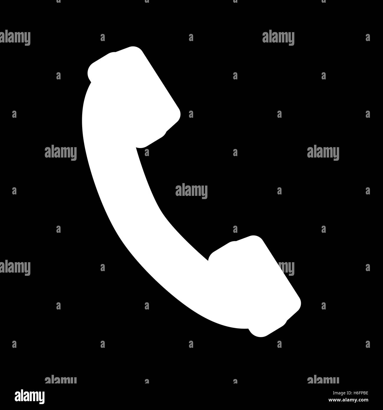The phone icon. Phone symbol. Flat Vector illustration Stock Vector ...