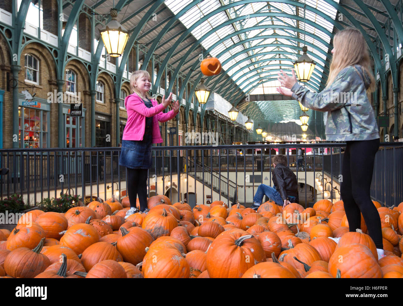EDITORIAL USE ONLY (left to right) Olivia Johnson-Ferguson, aged 11 ...