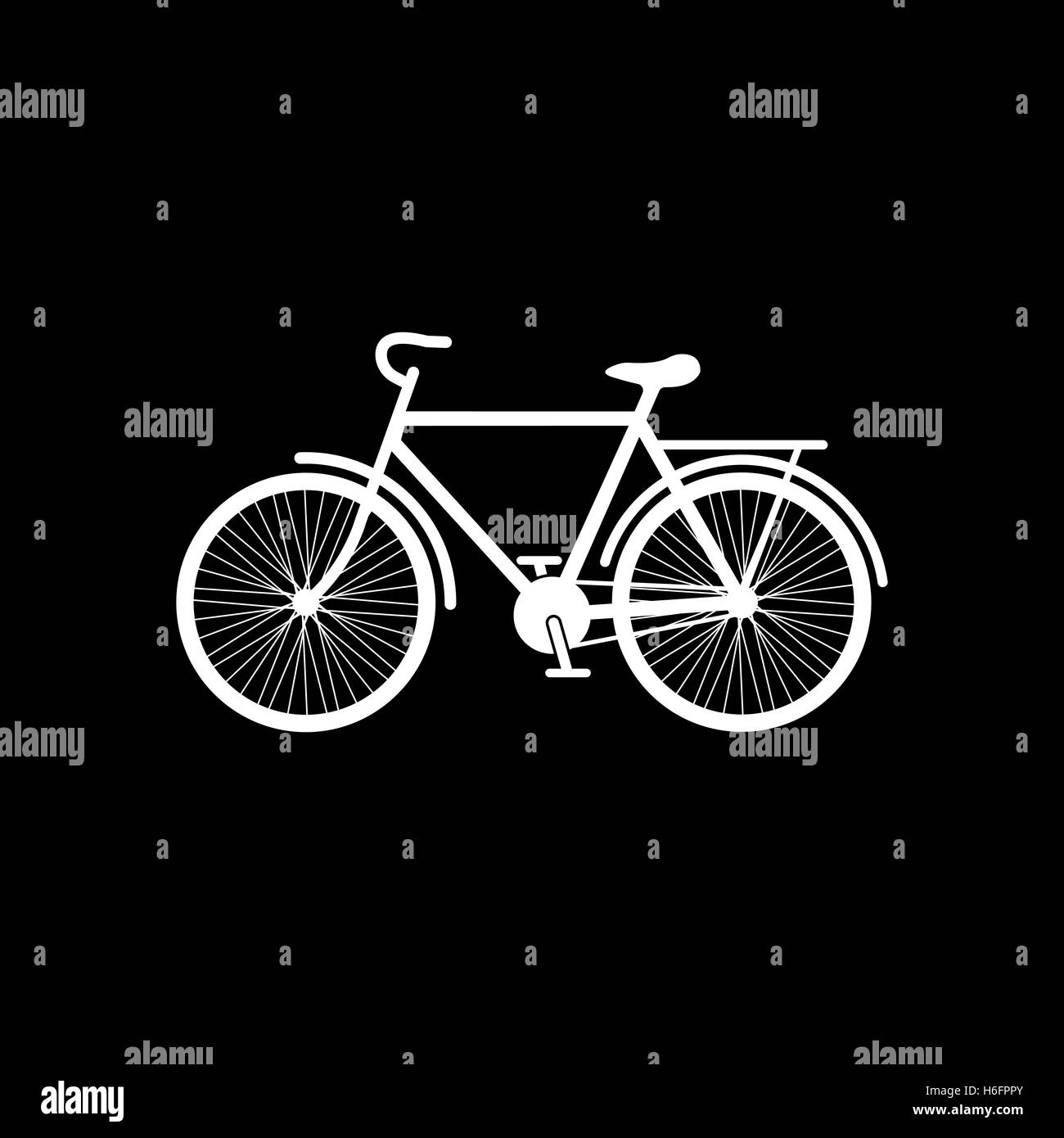The bike icon. Bicycle symbol. Flat Vector illustration Stock Vector ...