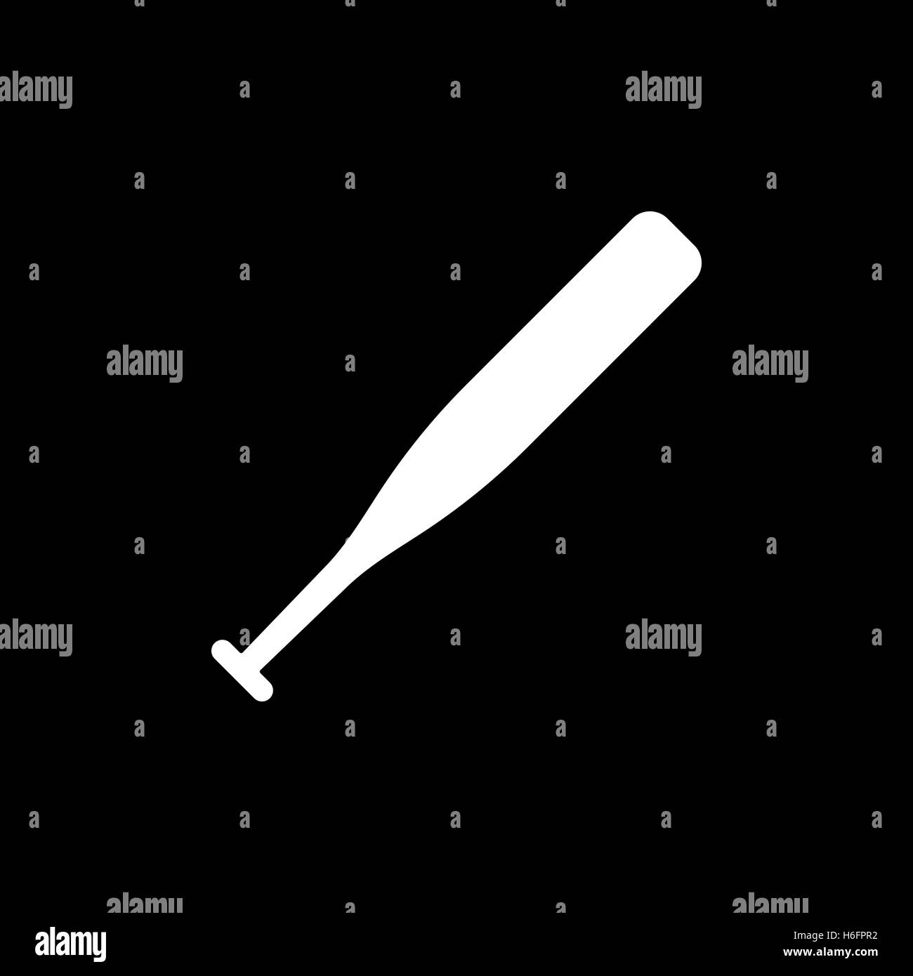 The baseball icon. Game symbol. Flat Vector illustration Stock Vector ...