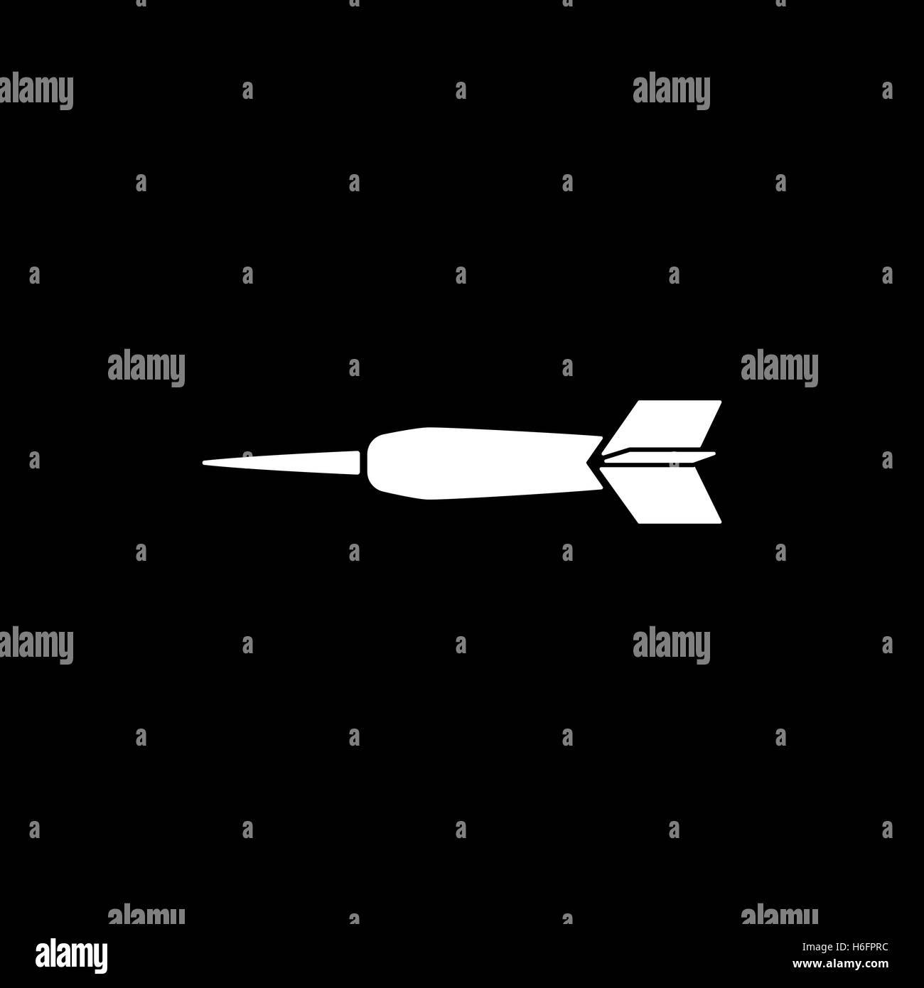 The dart icon. Game symbol. Flat Vector illustration Stock Vector Image ...